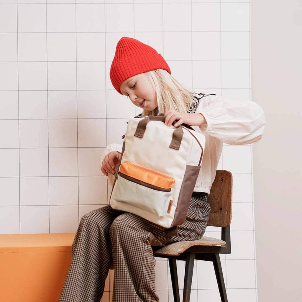 Backpack Colorblock – Rocky canvas - ENGEL.